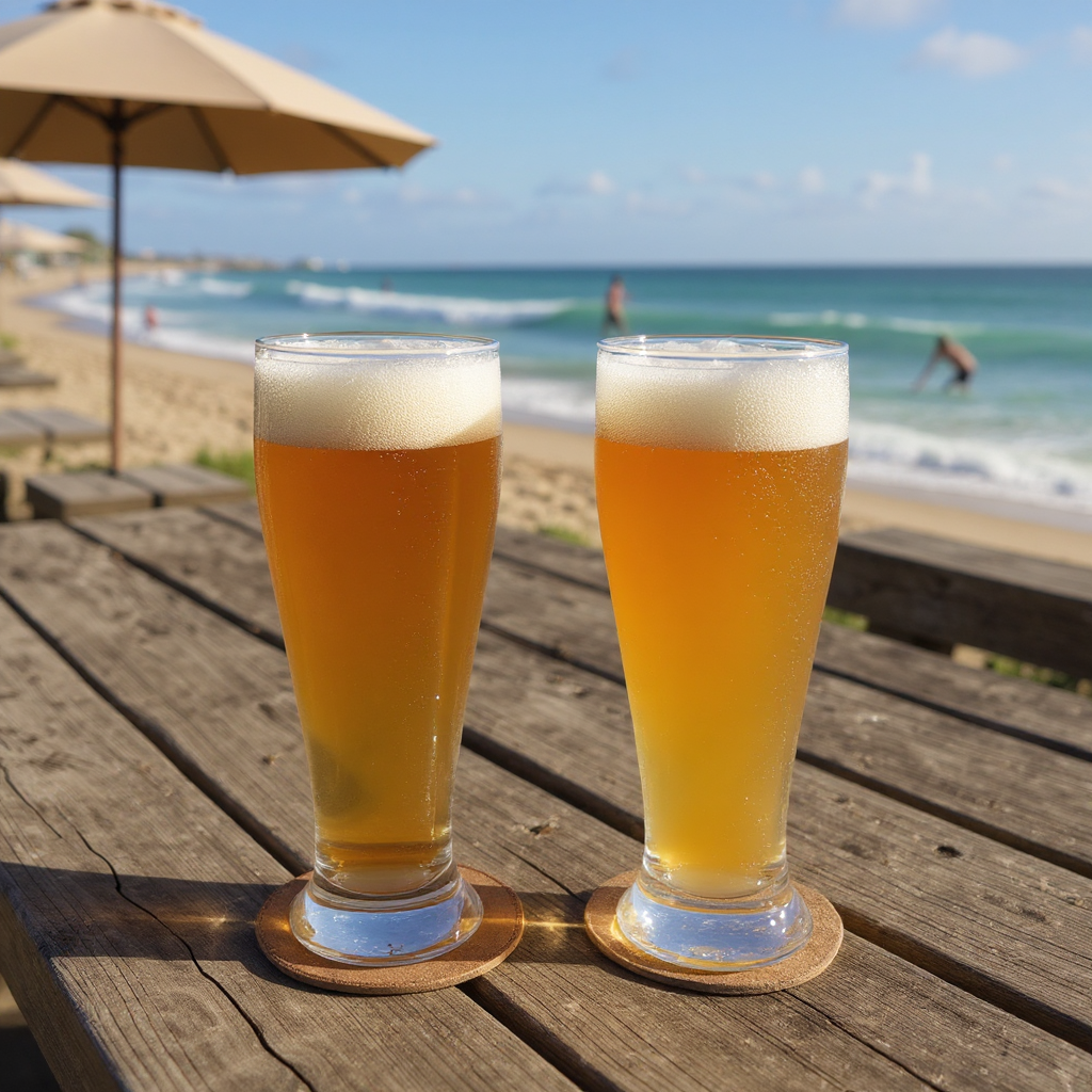 2 Large Beer Pint Glasses Tall Larger Pilsner Pub Drinking Water Glass ...