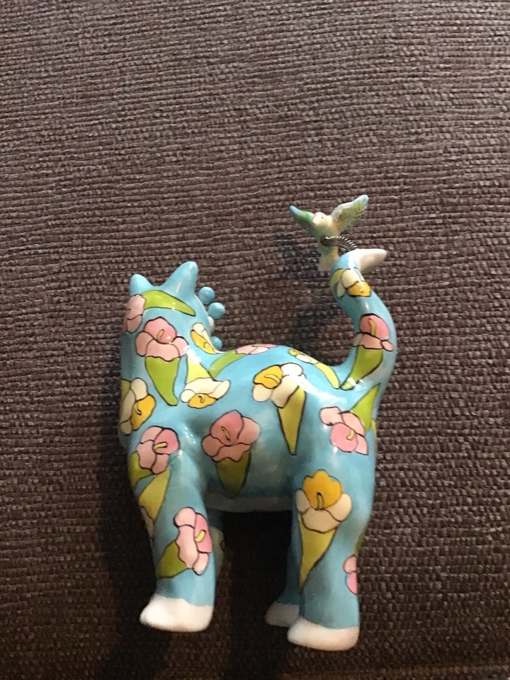 Willits Design Blue Patterned Collectible Cat Ornament | eBay UK