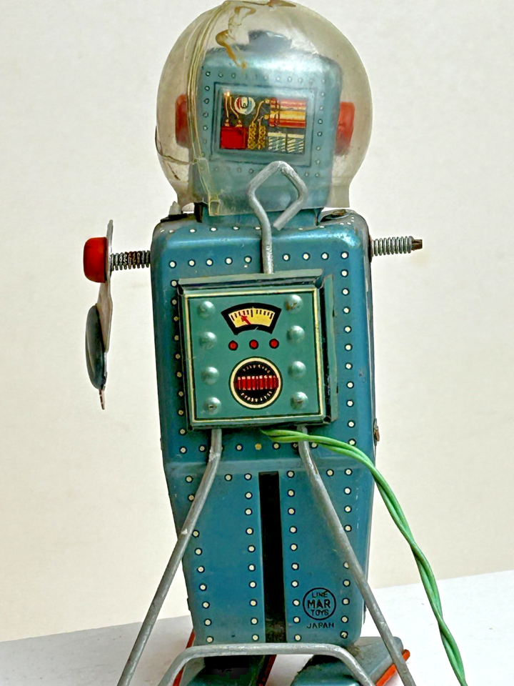 1950's Linemar Battery Operated Easel Robot, Read | eBay