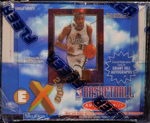 1996 Skybox E-X2000 Basketball Factory Sealed Hobby Box Jordan Cut ...