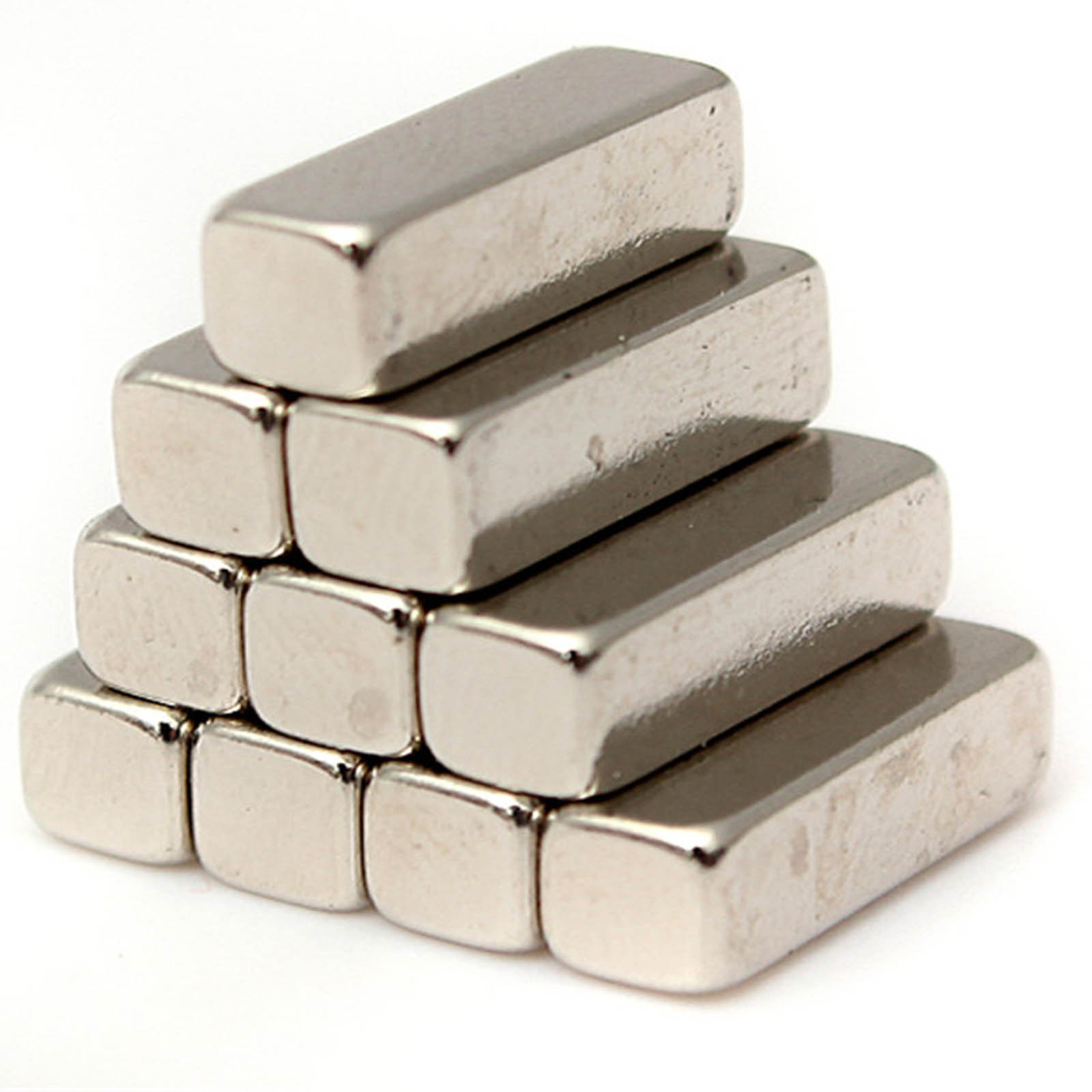 60pcs 15mm x 5mm x 5mm Strong Rare Earth Oblong Block Neodymium Bar ...