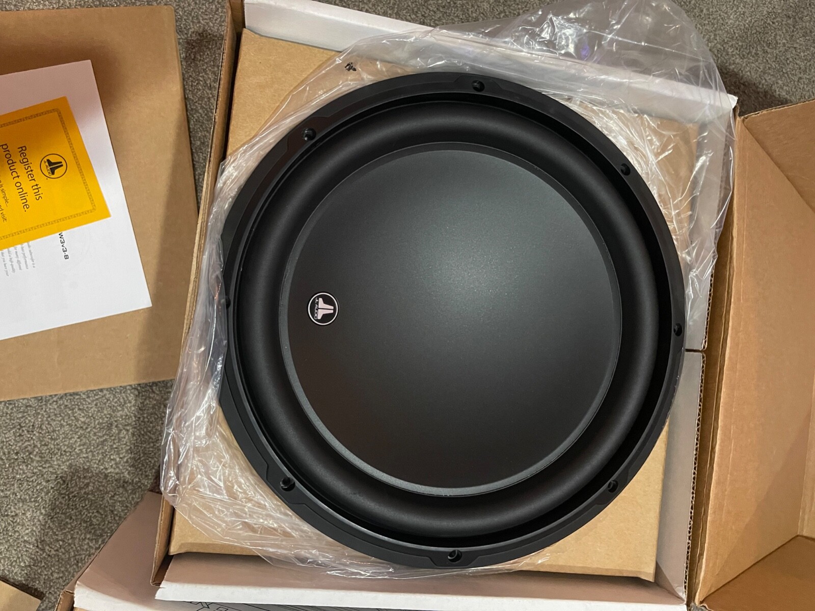 2 JL Audio 12W3V3-4 12 inch 500W Subwoofer Drivers 699440921541| eBay