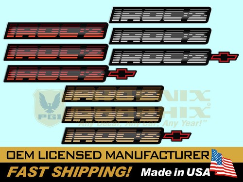 1988 1989 1990 Camaro IROC-Z Z28 PREFORMED Decals Stripes Graphics ...
