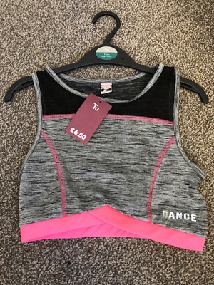 Dance Gymnastics Zumba Fitness Girls Kids Crop Tops AGE 12 | eBay UK