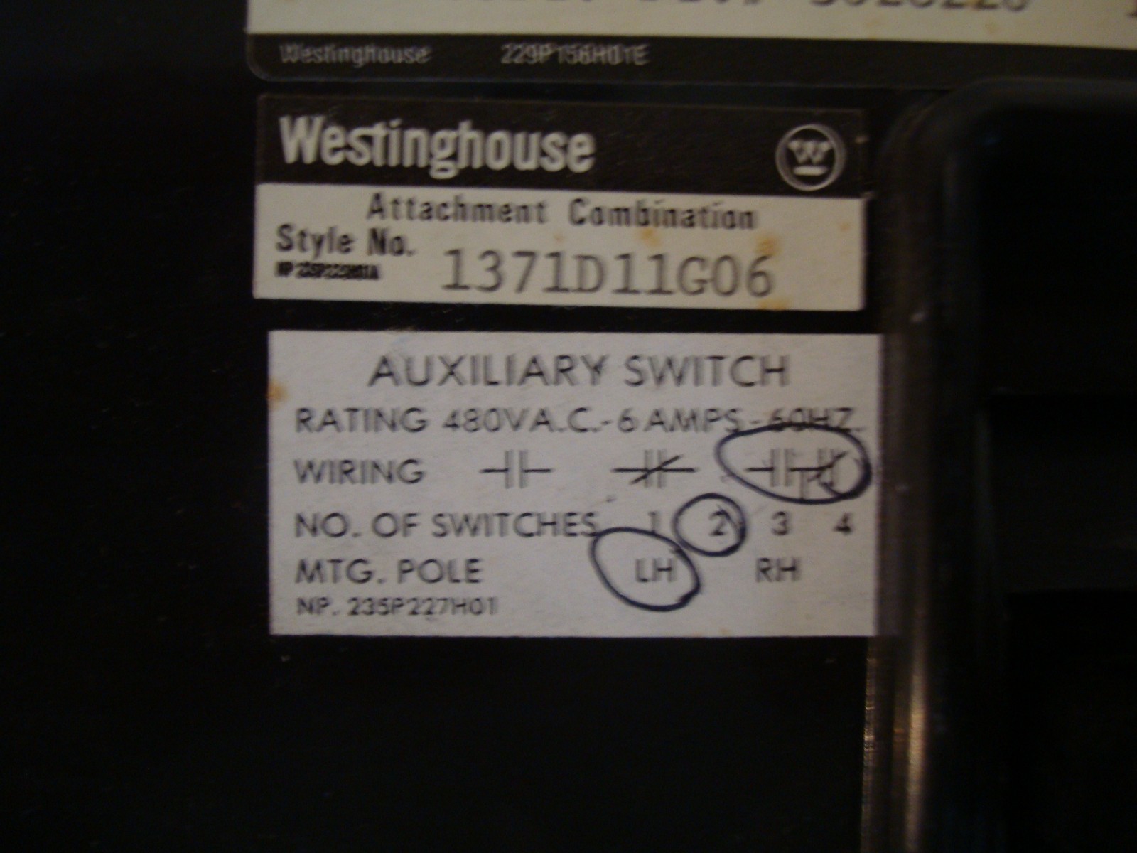 WESTINGHOUSE LC 600 VAC 600 Amp 3 Pole CIRCUIT BREAKER | eBay