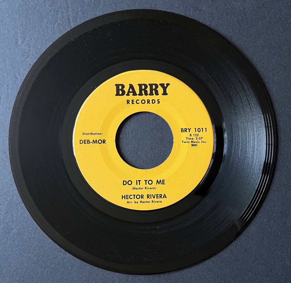 HECTOR RIVERA At The Party / Do It To Me 45, 1966, Barry Records 7 ...