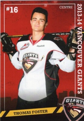 Thomas Foster 2013-14 Vancouver Giants | eBay
