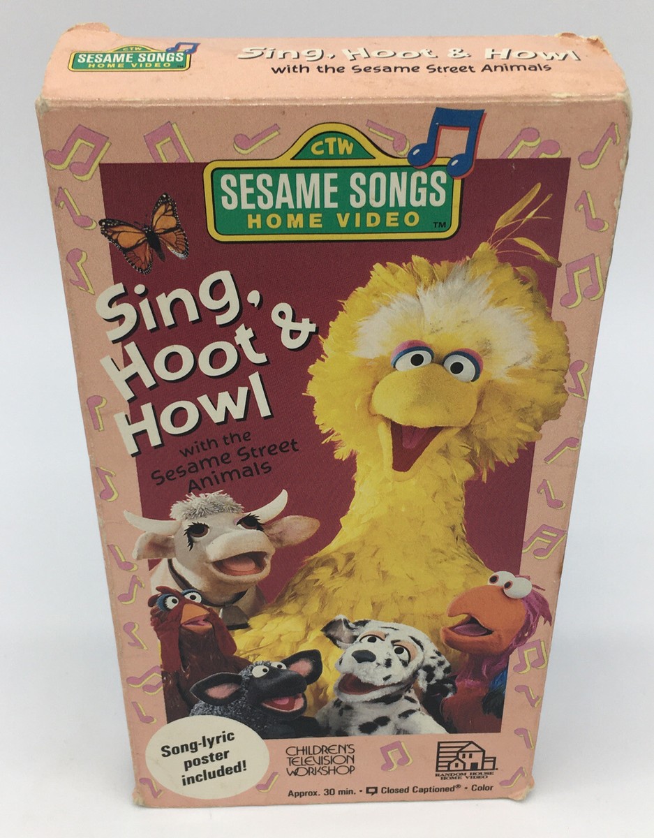 Sesame Street Sing Hoot And Howl Vhs Sesame Street Abc Vhs Etsy