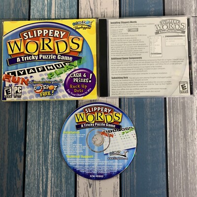 Slippery Words Puzzle Game - PC Computer Game Slingdot - A Tricky ...