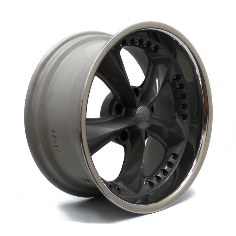 18" Foose Nitrous Wheel Gray 18x8.5 Machined Lip | 18" | -18 Offset ...
