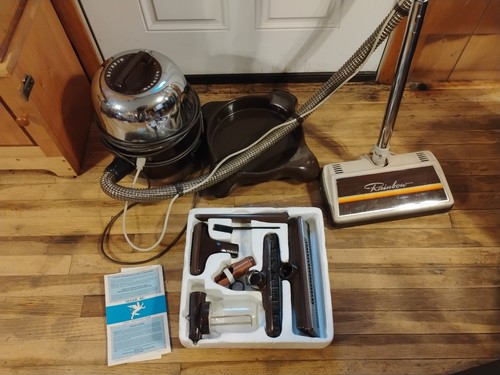 Rexair Rainbow D2 Canister Vacuum w/Nozzles & Accessories, Manual Vtg ...