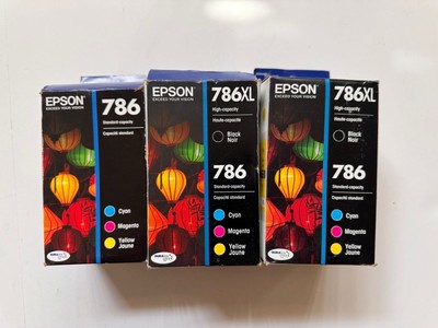 11 Epson T786XL/T786 Black High Yield & Cyan/Magenta/Yellow Standard ...