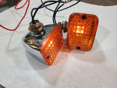 Vintage Car Turn Signals 12v Rat Rod, Motorcycle, Hotrod. Working! | eBay