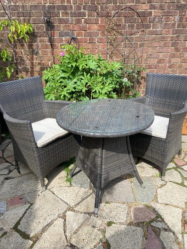 Hartman Capri Bistro Set Outdoor Table and Chairs Garden Furniture ...