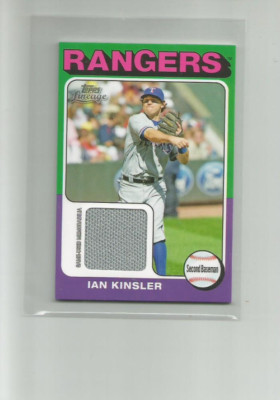2011 TOPPS LINEAGE '75 MINI RELICS #IK IAN KINSLER | eBay