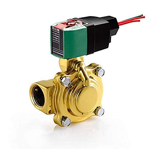 Asco 8210P004LF24-120 Lead-Free Brass Pilot Operated Solenoid Valve 24 ...