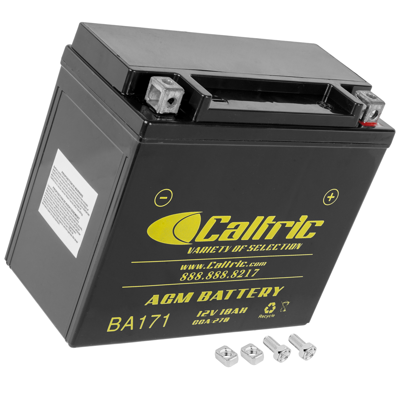 Caltric 4015961 AGM Battery for Polaris 12V 18Ah 270 CCA / YTX20HL | eBay
