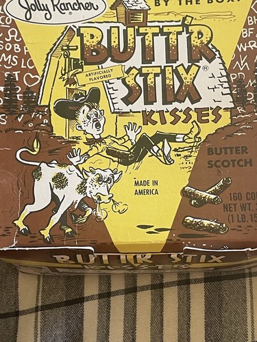 Vintage JOLLY RANCHER STIX CANDY Lot Of 6 NOS Fire Strawberry Caramel ...