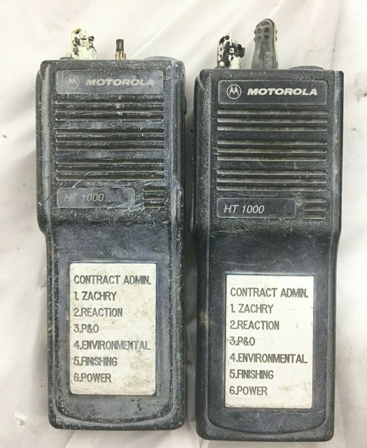 Motorola Ht1000 UHF 450-520 H01SDC9AA3DN Portable Radio for sale online ...