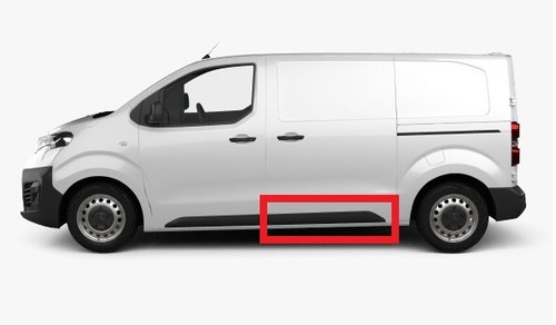 CITROEN DISPATCH 2016 LEFT LH SLIDING DOOR MOULDING TRIM *GENUINE ...