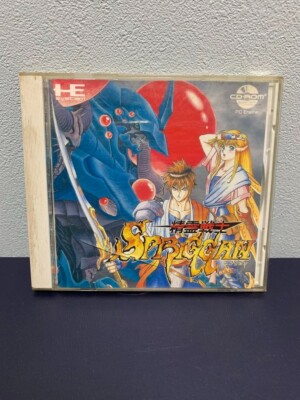 Spirit Warrior Spriggan PC Engine CD ROM vertical scrolling shooter ...