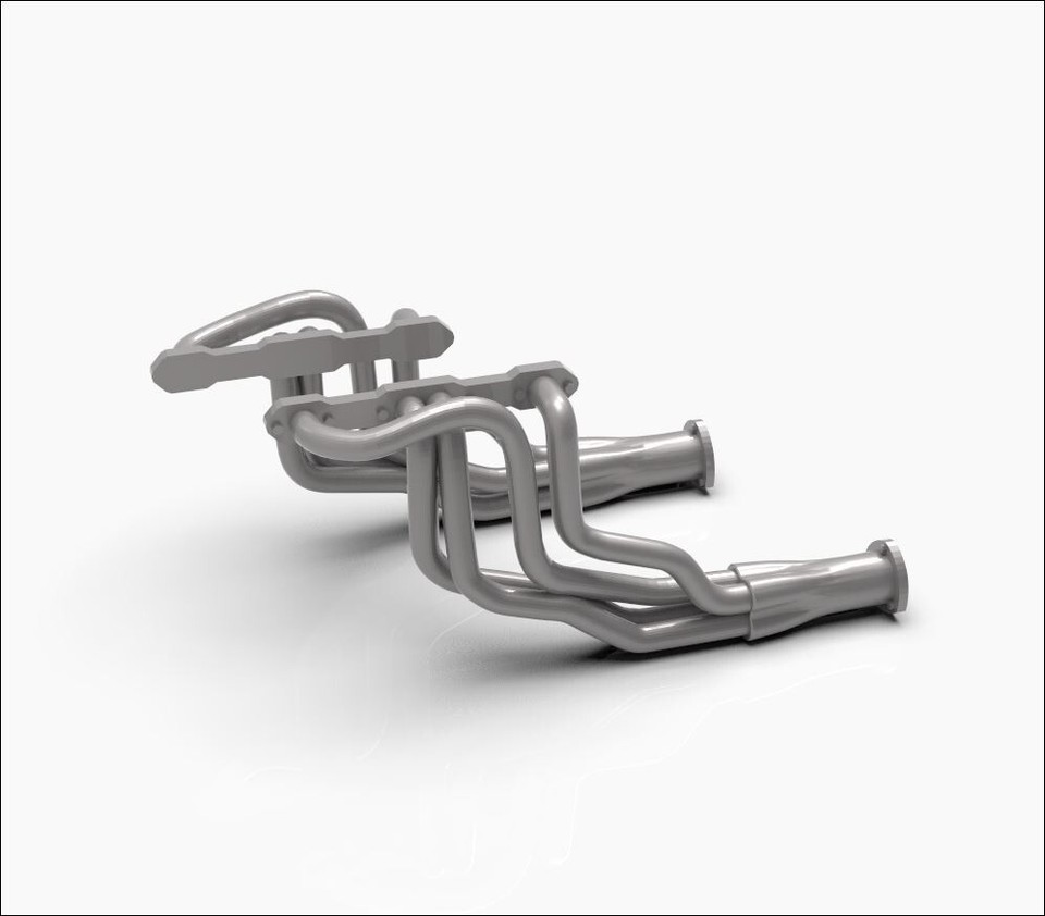 1:24 440 Magnum Headers, 3D Printed. Unpainted. Model Cars Not Included ...