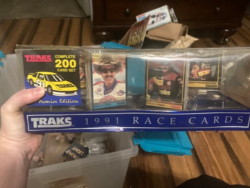 1991 traks race cards complete 200 card set premier edition | eBay