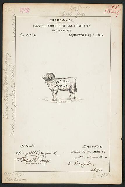 Photo: Dassel Woolen Mills Company for Svenskt Wadmal brand Woolen ...