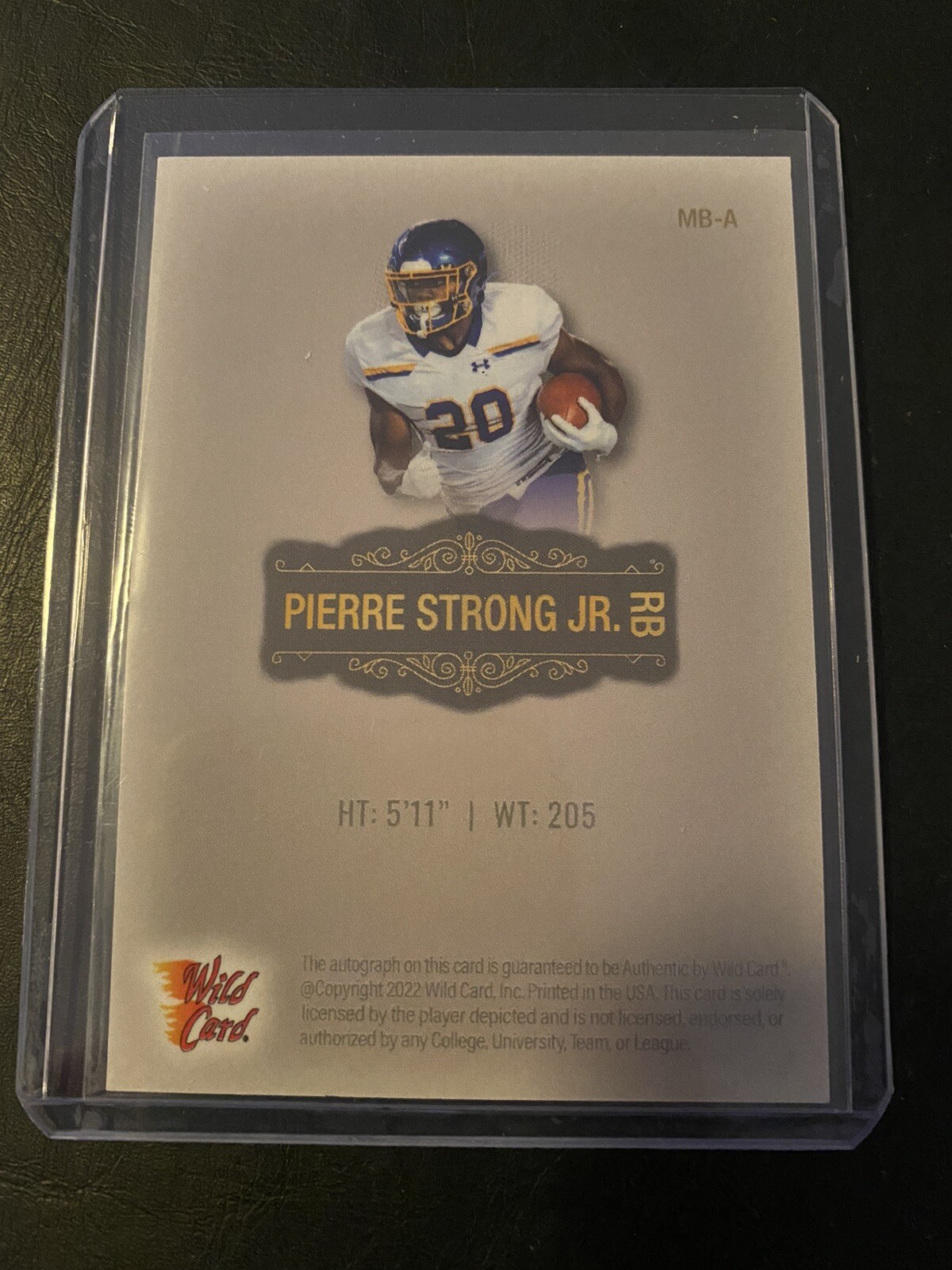 wild card matte pierre strong jr auto /50 green foil | eBay