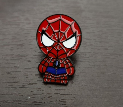 Spider-man Marvel Comics Brooch Enamel Pin, Metal Badge For Backpack ...