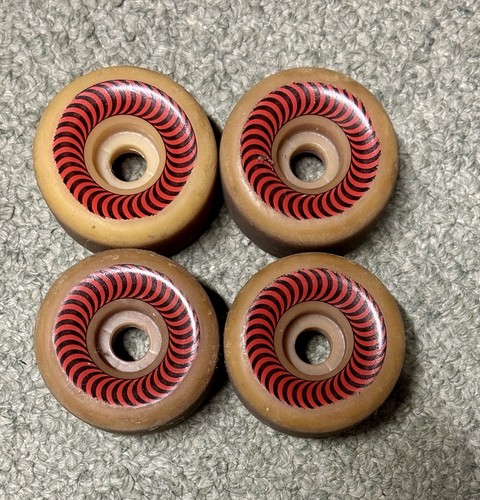 Spitfire Classics 60mm Skateboard Wheels Red And Black | eBay