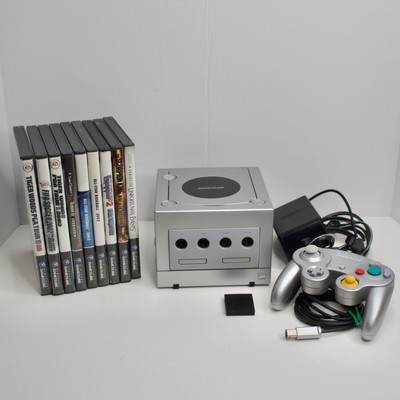 Nintendo GameCube Platinum Console Bundle 9 Games Controller Memory ...