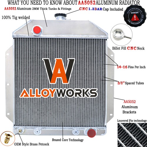 3 Rows Radiator fits 1949-1953 1950 FORD Country Squire SEDAN CAR CHEVY ...