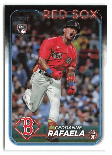 2024 Topps Ceddanne Rafaela Rookie #313 Boston Red Sox BASEBALL Card | eBay