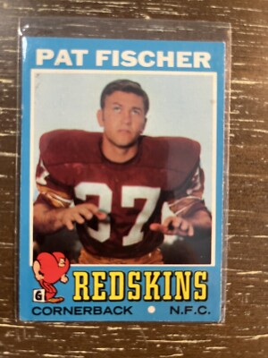 1971 TOPPS # 74 PAT FISCHER , WASHINGTON REDSKINS | eBay