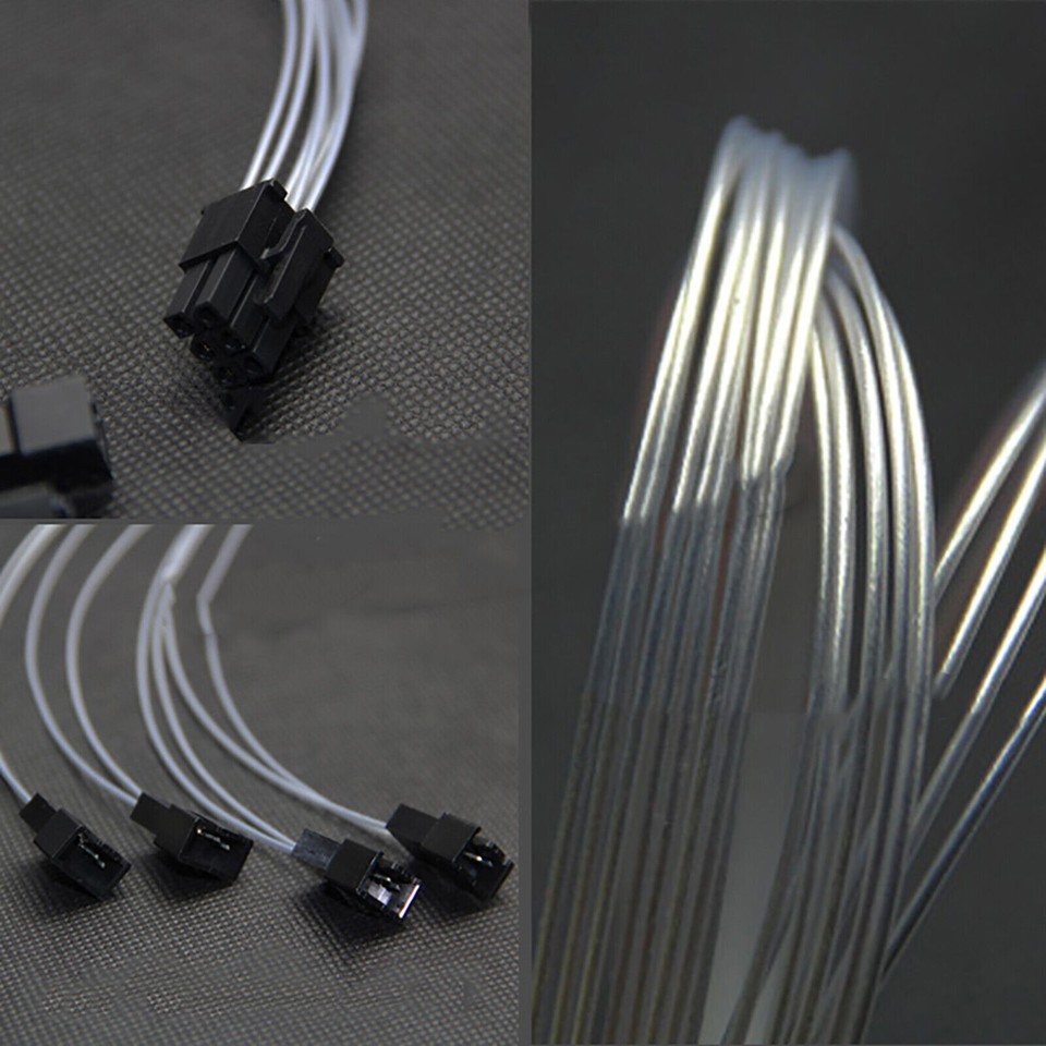 50CM Wire 6Pin to Mini 4Pin/3Pin Cooling Fan Cable for Corsair AX750 ...