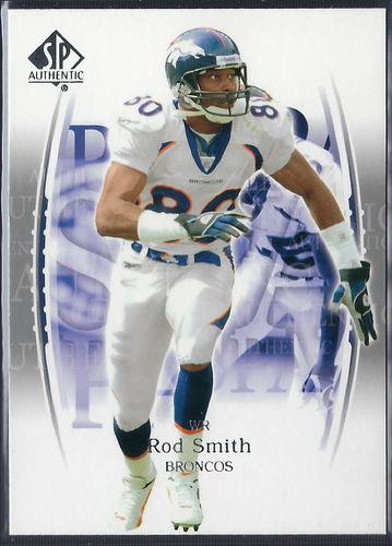2003 SP Authentic Upper Deck #68 Rod Smith Denver Broncos NM Football ...