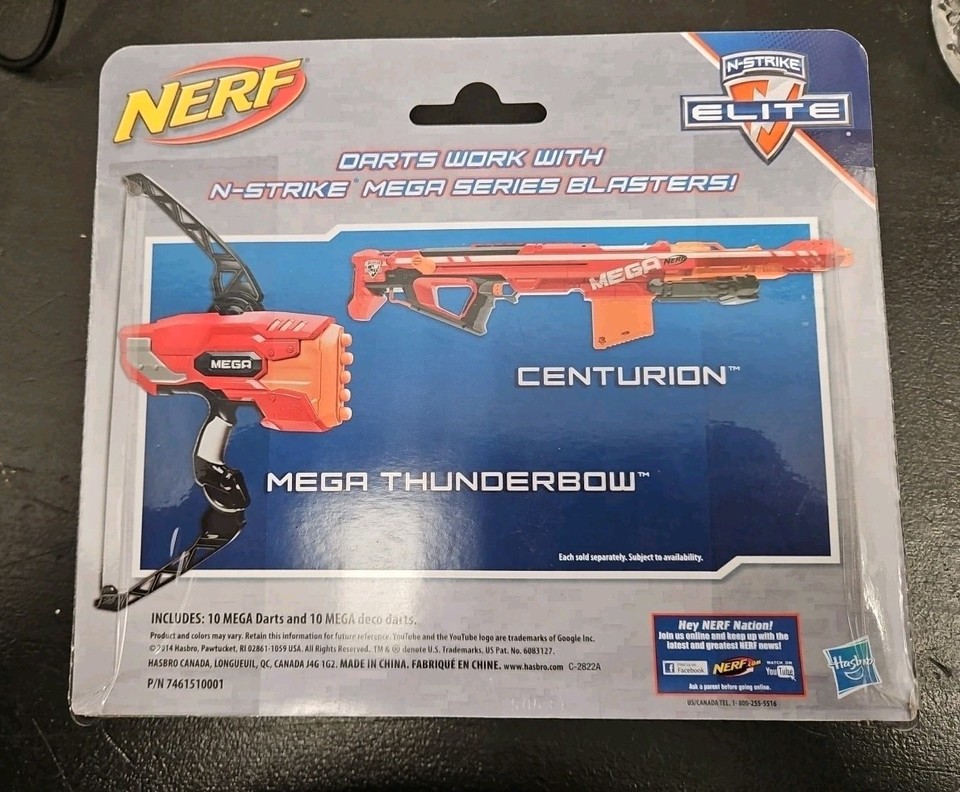 Official • Nerf • N-Strike Elite Mega Dart • Refill Pack ( Mega Pack ...