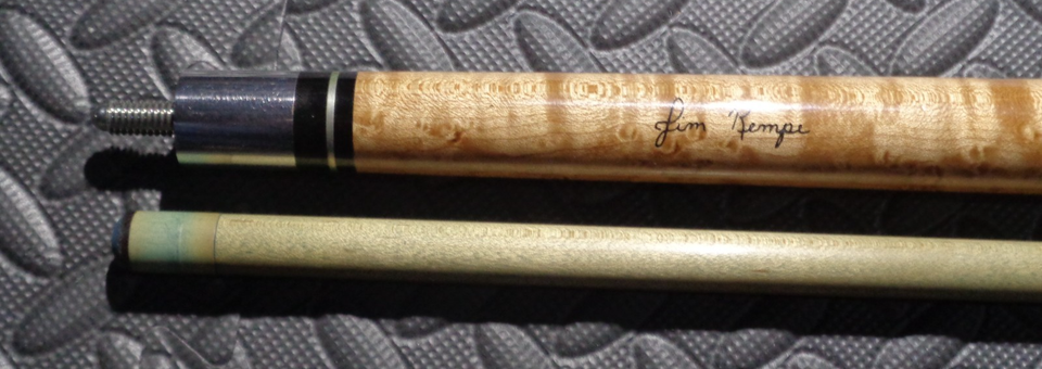 Adams-made Jim Rempe Signature Series Cue with Carrying Case | eBay