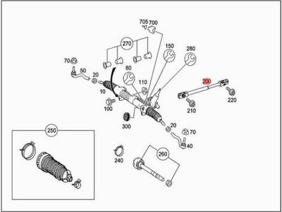 Genuine MERCEDES W164 X164 GL-CLASS X164 Steering coupling 1644600010 ...