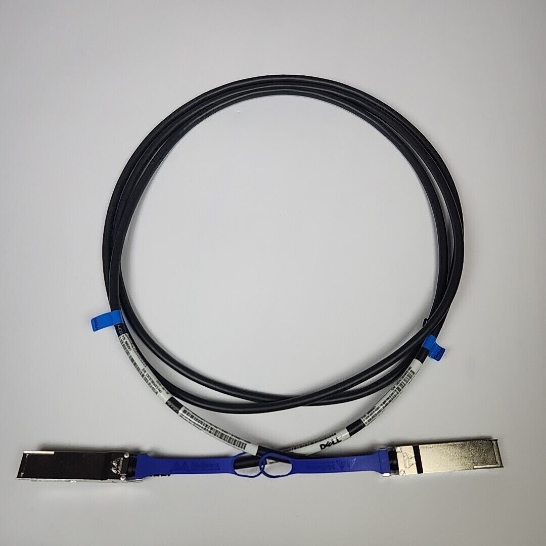 New Dell 3 Meter 40GbE QSFP+ Direct Attach Cable DAC Ethernet ...