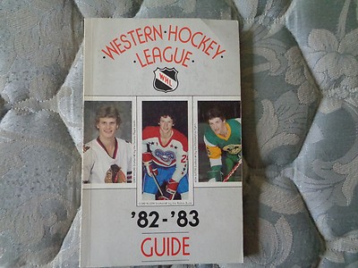 1982-83 WESTERN HOCKEY LEAGUE MEDIA GUIDE Yearbook 1982 1983 WHL '82 ...