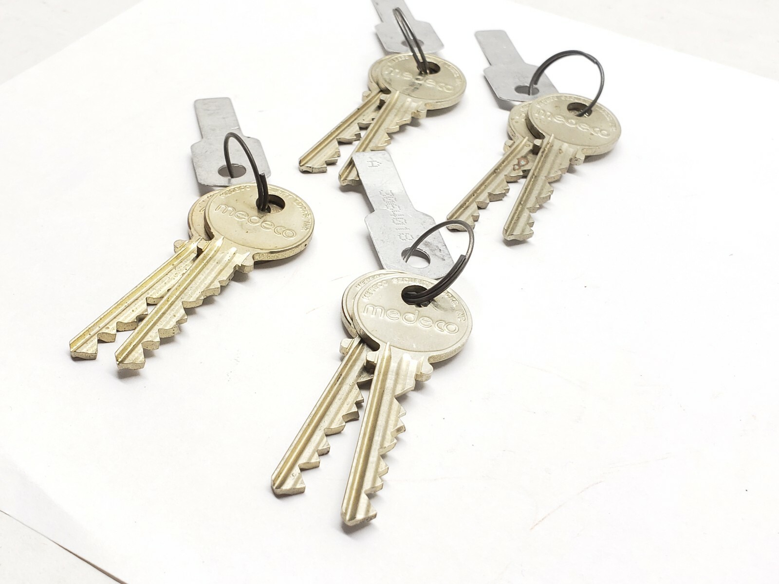 medeco factory cut keys, 6 pin, 4 sets of 2, security, locksmith | eBay