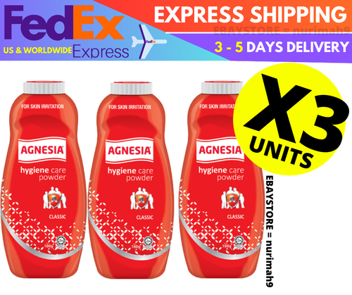 Antibacterial Powder Agnesia For Prickly Heat & Rash 100G ( X 3 ...