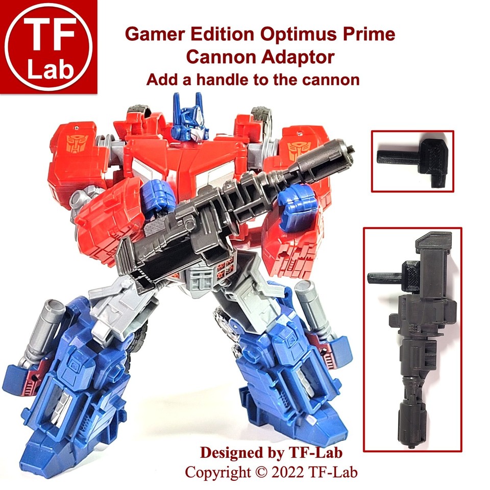 Cannon Adapter Filler Upgrade Kit: Transformers Studio Series 01 Gamer ...