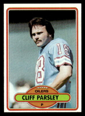 Cliff Parsley 1980 Topps Card #343 Houston Oilers | eBay
