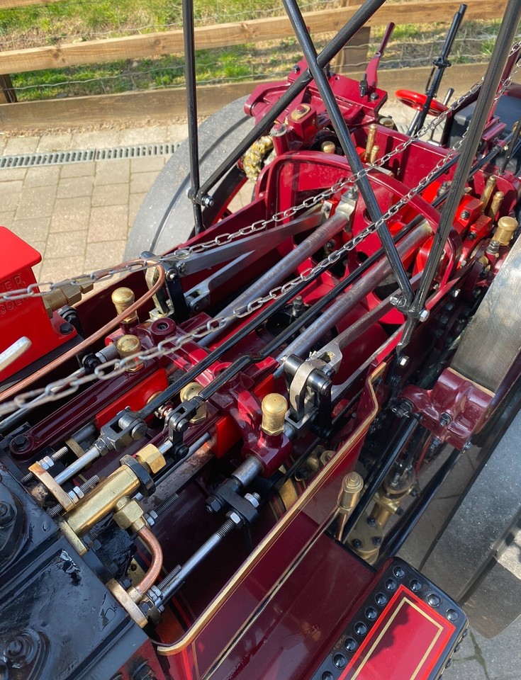 Burrell Model Live Steam Traction Engine | eBay UK