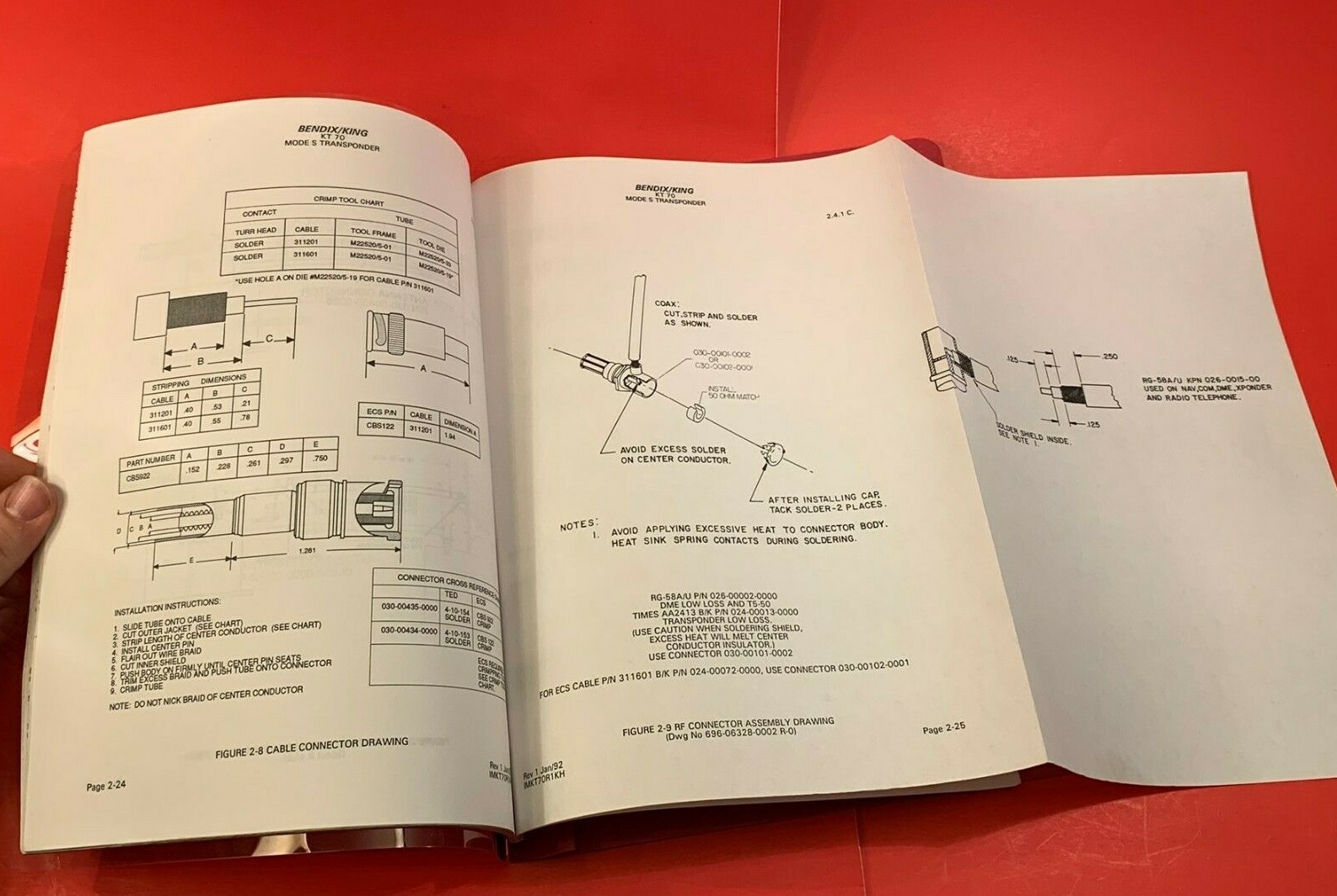 Bendix King KT 70 Mode S Transponder Installation Manual 006-00673-0001 ...