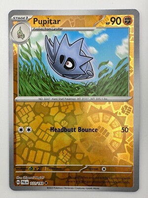 Pupitar Reverse Holo Pokemon TCG Card 111/193 | eBay