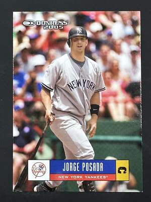 2005 Donruss Baseball Jorge Posada Yankees Base Card 275 | eBay